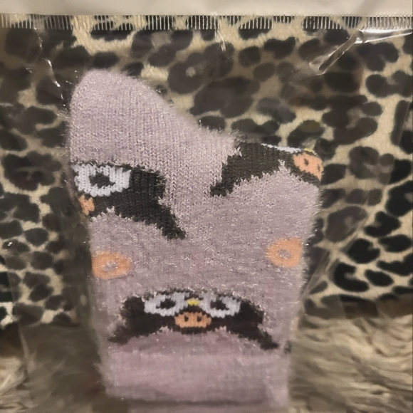 Sanrio | Accessories | Sanrio Krumi Purplefluffysocks Newtagssz46 ...